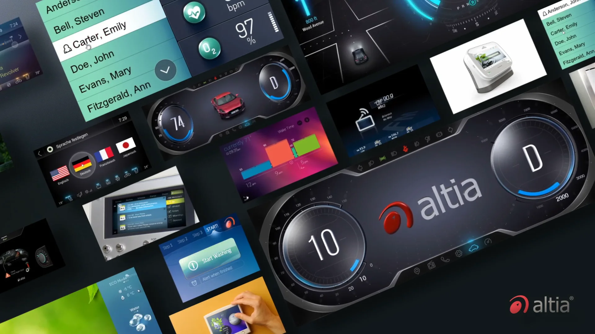 Altia GUI Development Software | Demo Reel on Vimeo