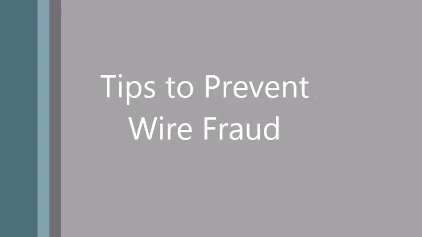 Prevent Wire Fraud on Vimeo