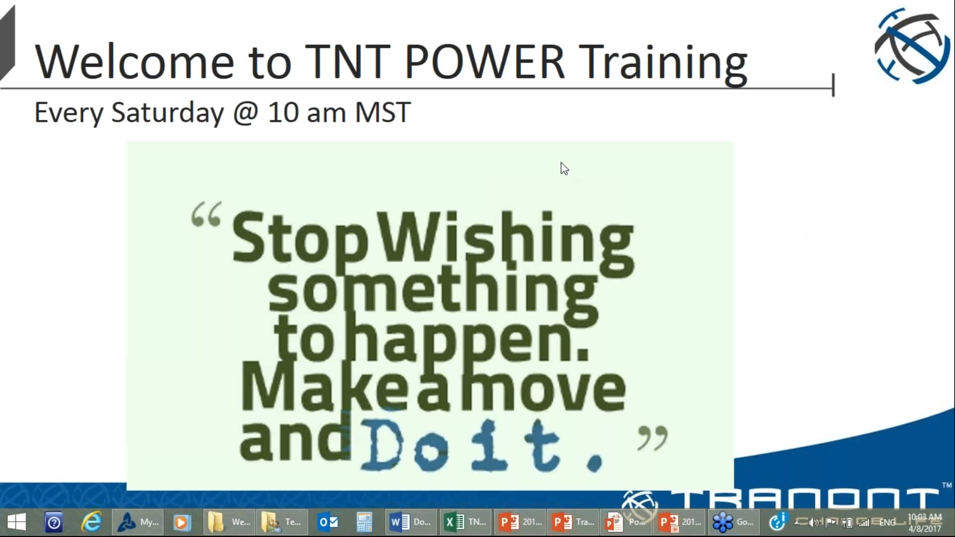 TNT POWER | April 8, 2017 on Vimeo