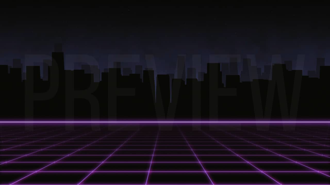 80s Retro City Animated Background on Vimeo