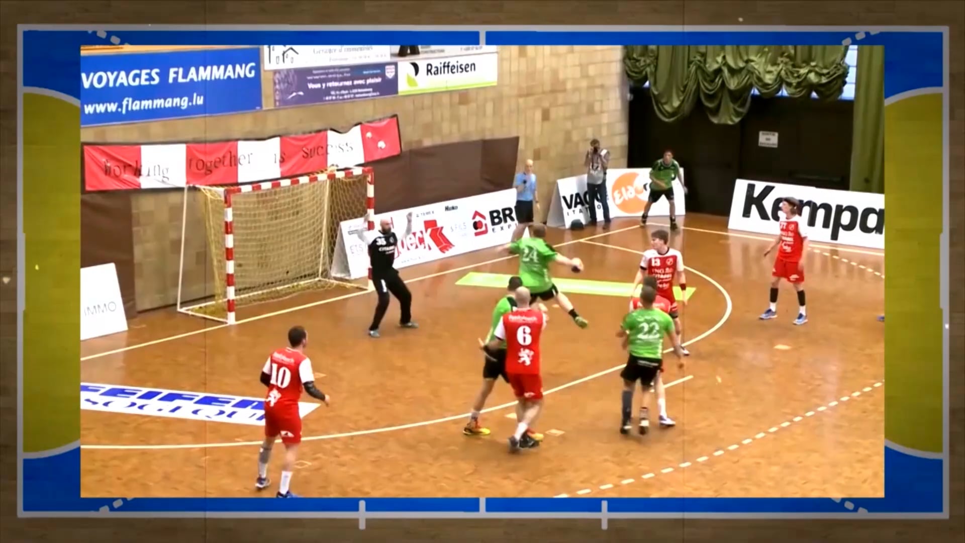 Red Boys Differdange (42) - (41) Handball Käerjeng, 09.04.2017 on Vimeo