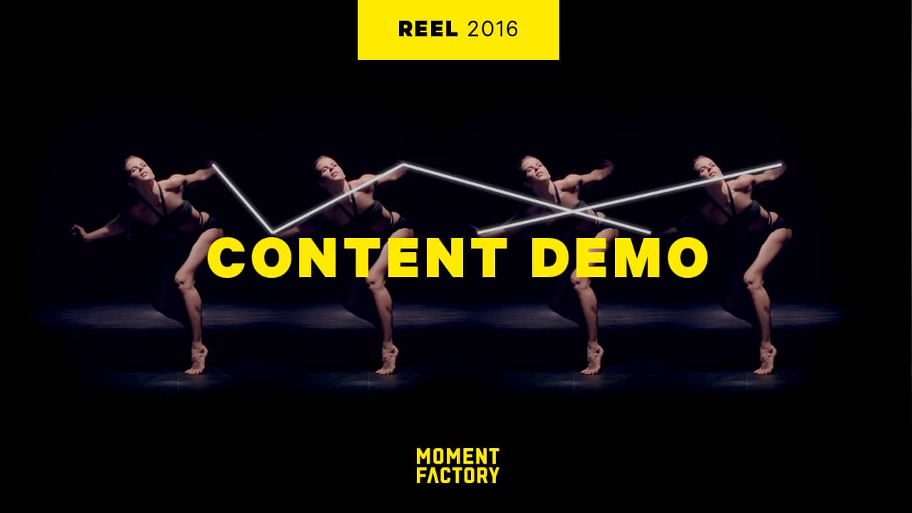 Moment Factory Content [DEMO REEL] on Vimeo