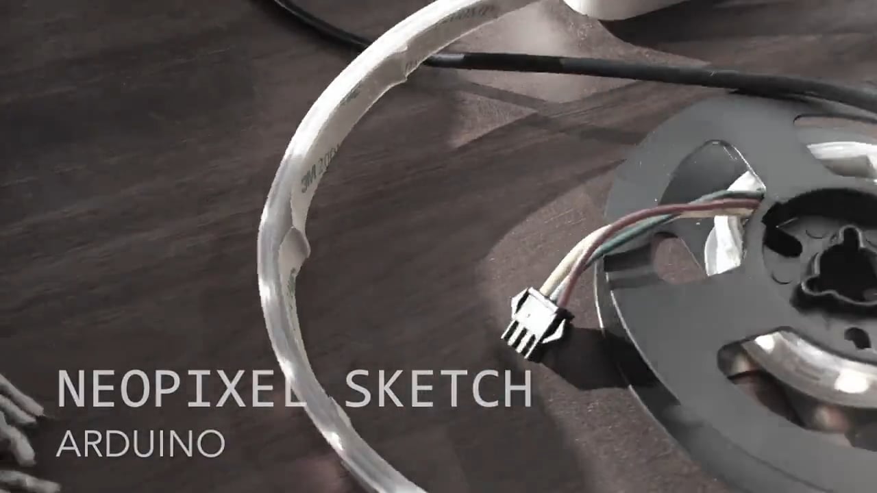 Neopixel sketch on Vimeo