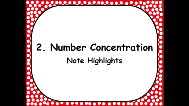 Number Concentration | MusicplayOnline