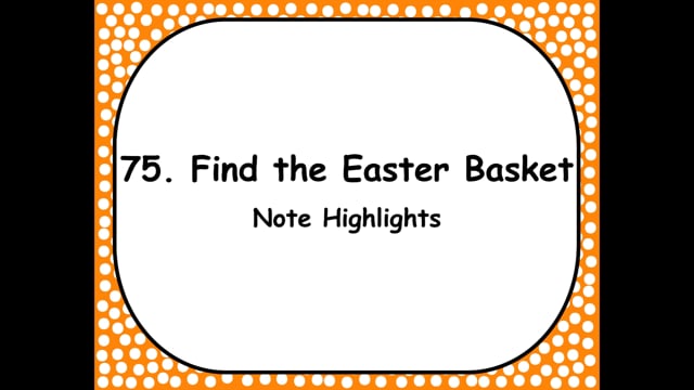 Find the Easter Basket | MusicplayOnline