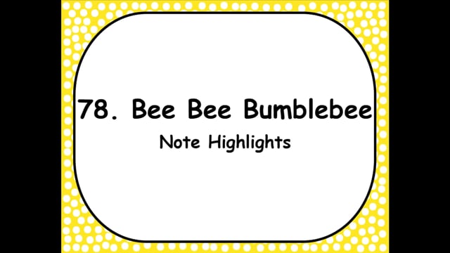 Bee Bee Bumblebee | MusicplayOnline