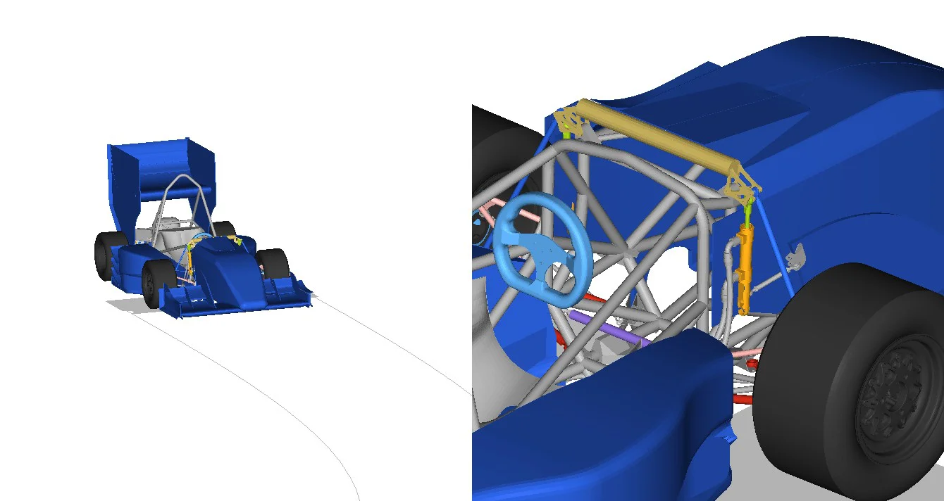 MBD Simulation of the Monash Motorsport FSAE "M15" Negotiating a Slalom ...