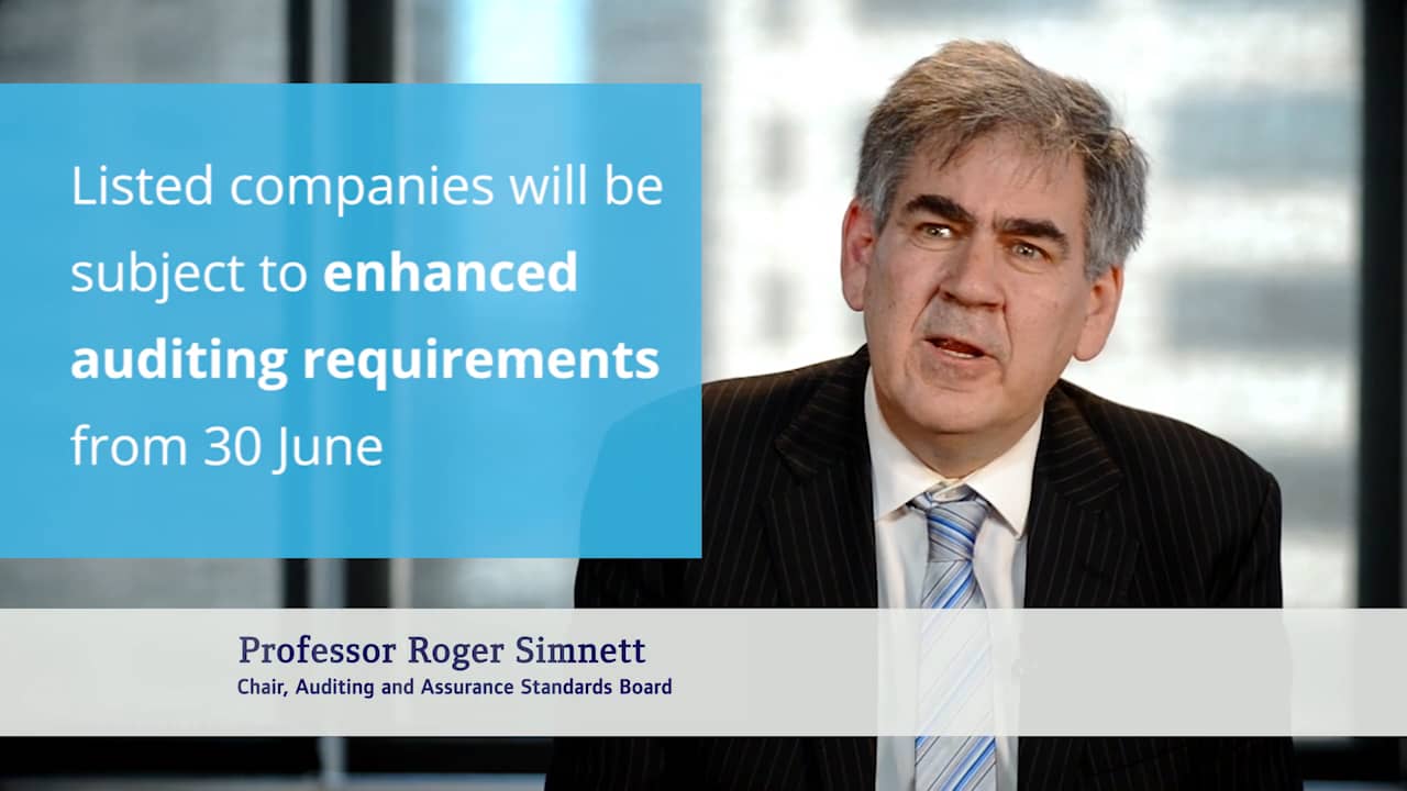 Prof. Roger Simnett on new auditing standards on Vimeo