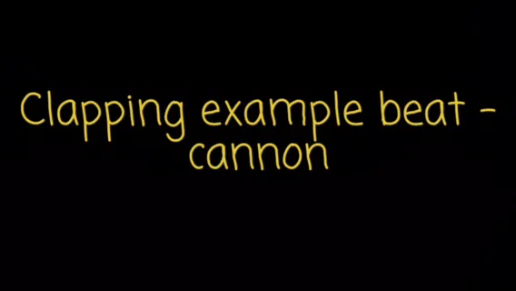 Clapping example beat with cannon on Vimeo