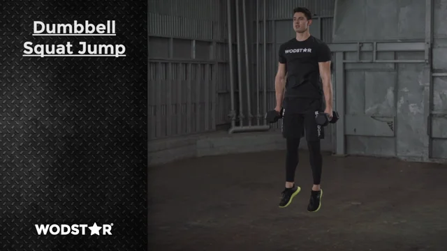 Squat Jump With Dumbbell