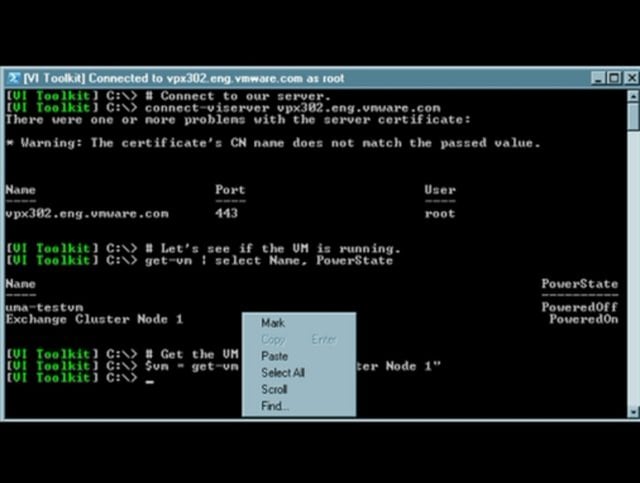 Using Invoke-VMScript and the VI Toolkit (for Windows) on Vimeo