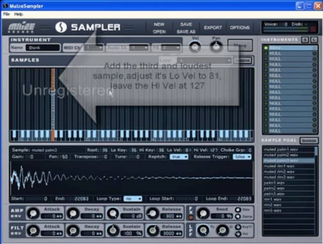 How to Use the Maize Sampler to Create a Layered Instrument on Vimeo