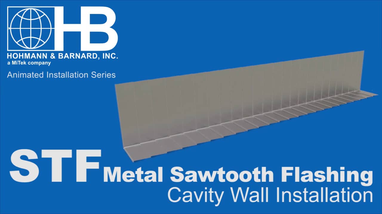 STF-MFL SAWTOOTH METAL FLASHING INSTALLATION on Vimeo