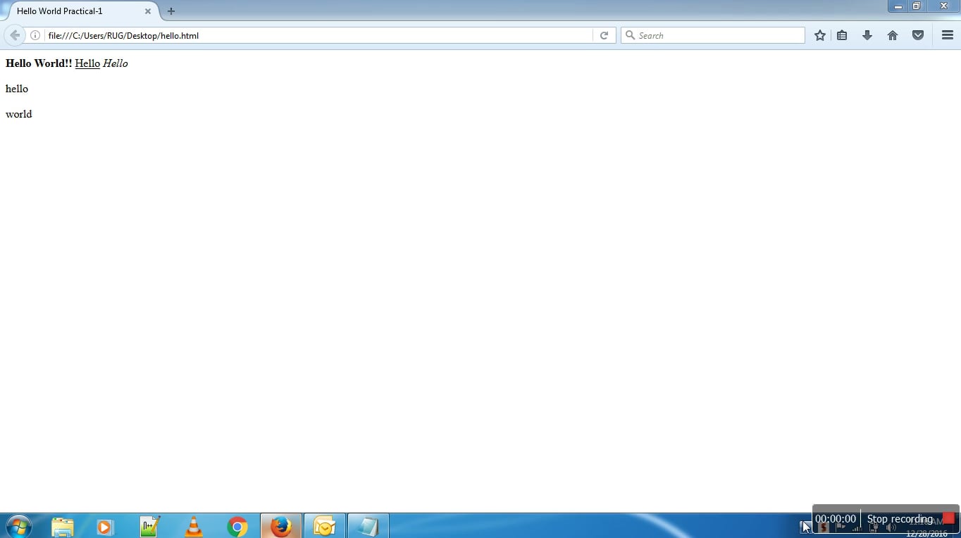 sub and sup tag in html tutorial-12 on Vimeo