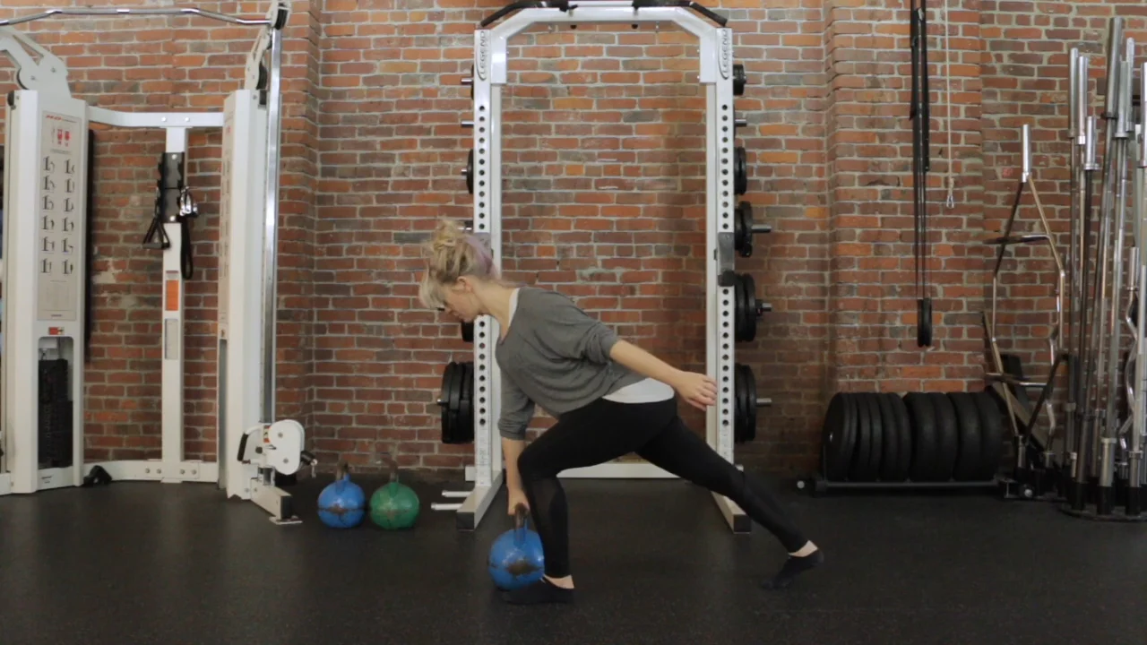 KB Contralateral SLDL Reach Assist