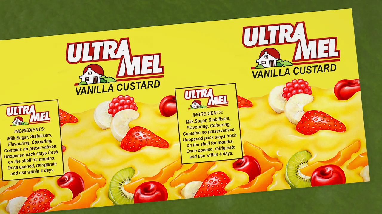 Ultramel Custard Pack - 3D visual on Vimeo