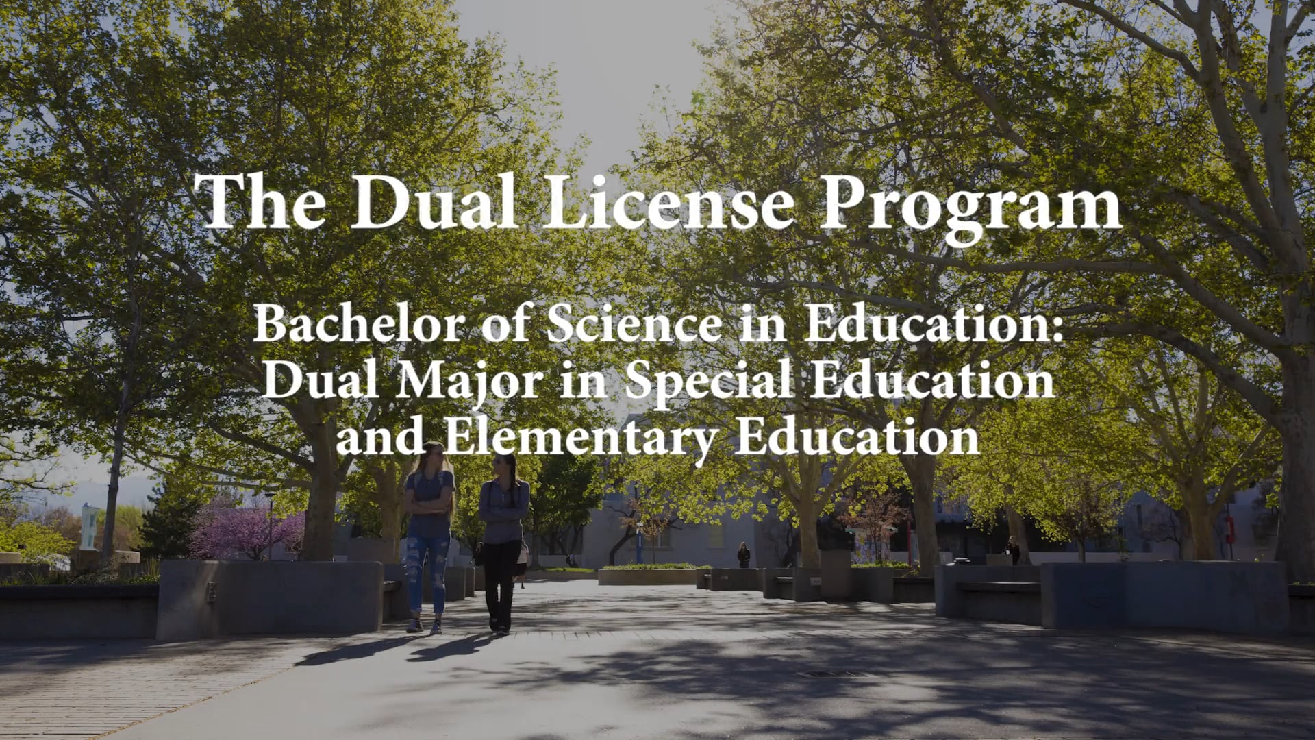 BA in Special Education Plus Dual Licensure and Special Education ...