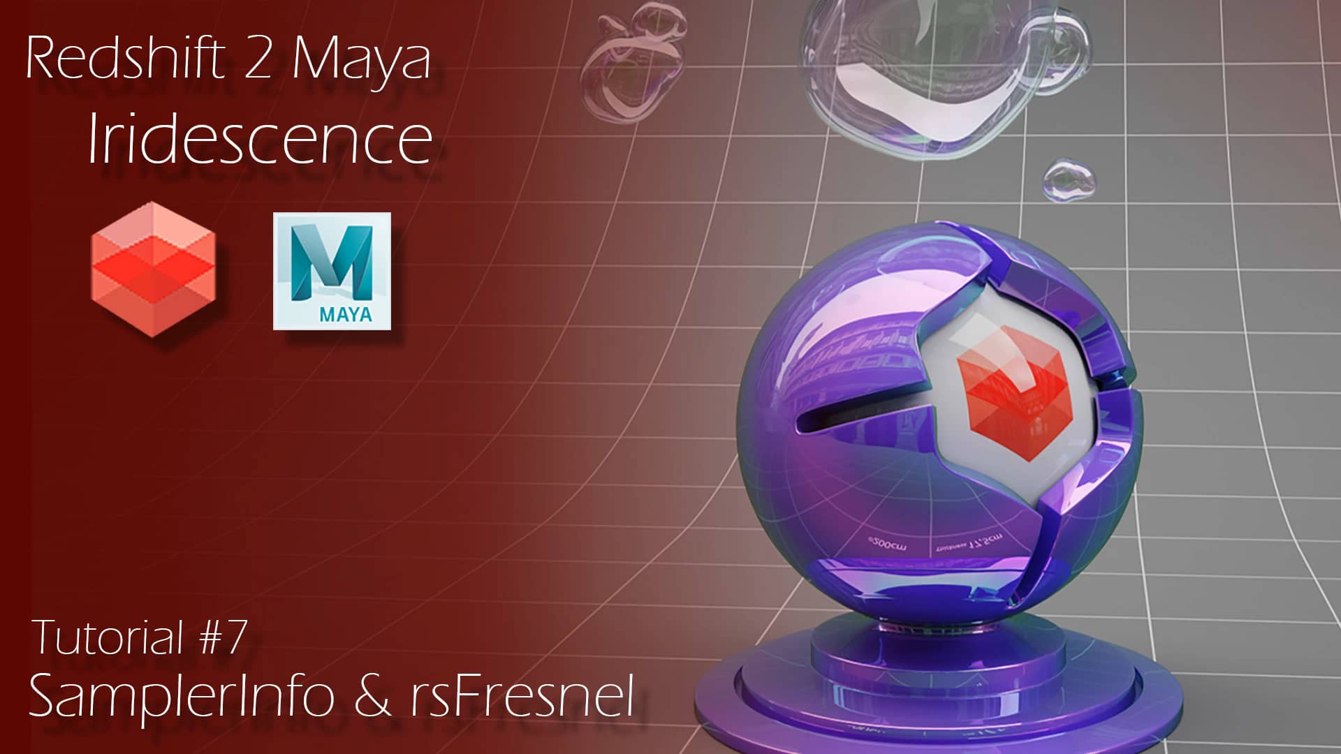 Redshift 2 Maya - Tutorial 7 - Iridescence - Samplerinfo and rsFresnel Nodes on Vimeo
