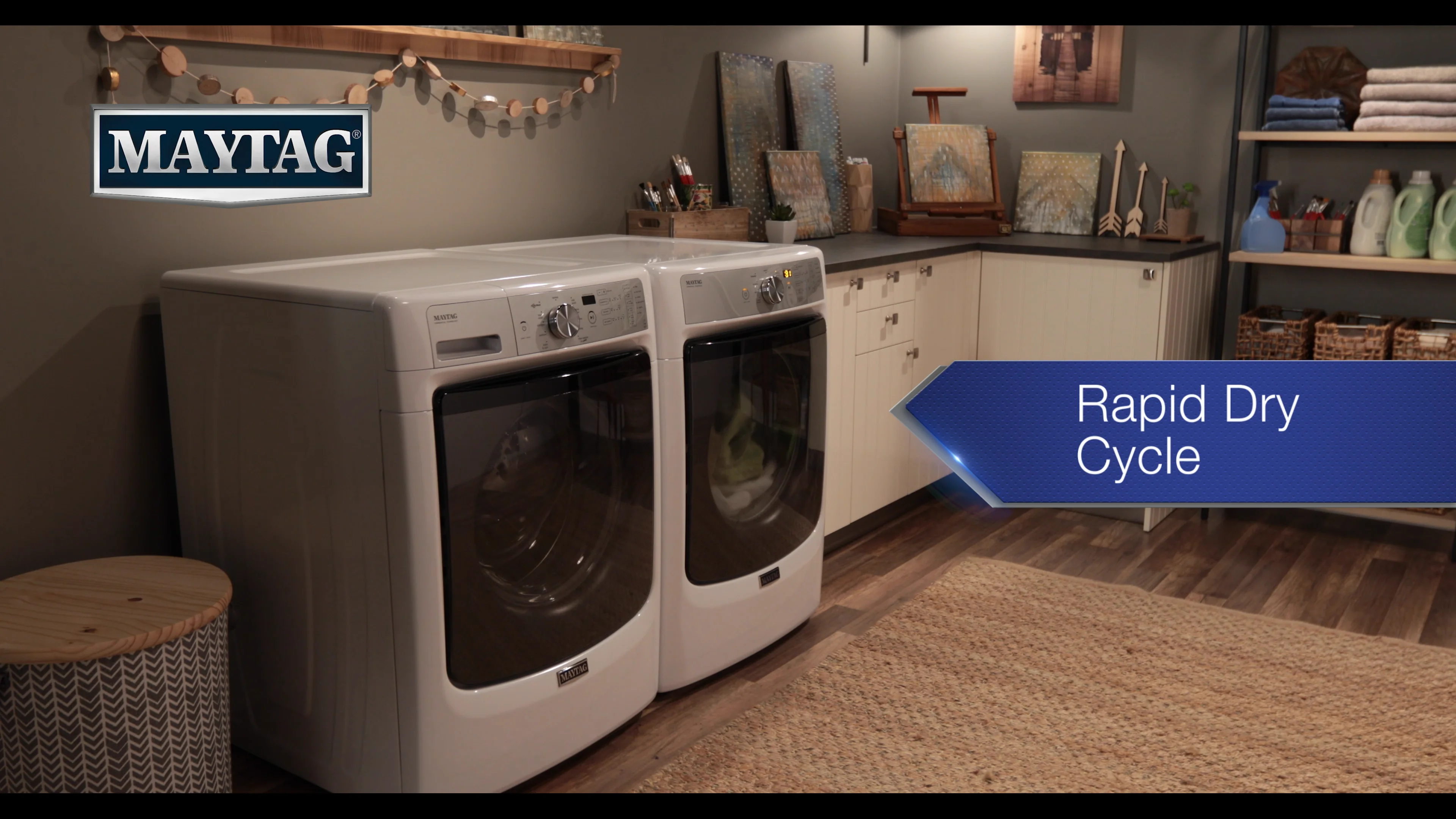 Maytag Info-Short - 7.4 cu ft Dryer - MED5500FW Sanitize Cycle and ...