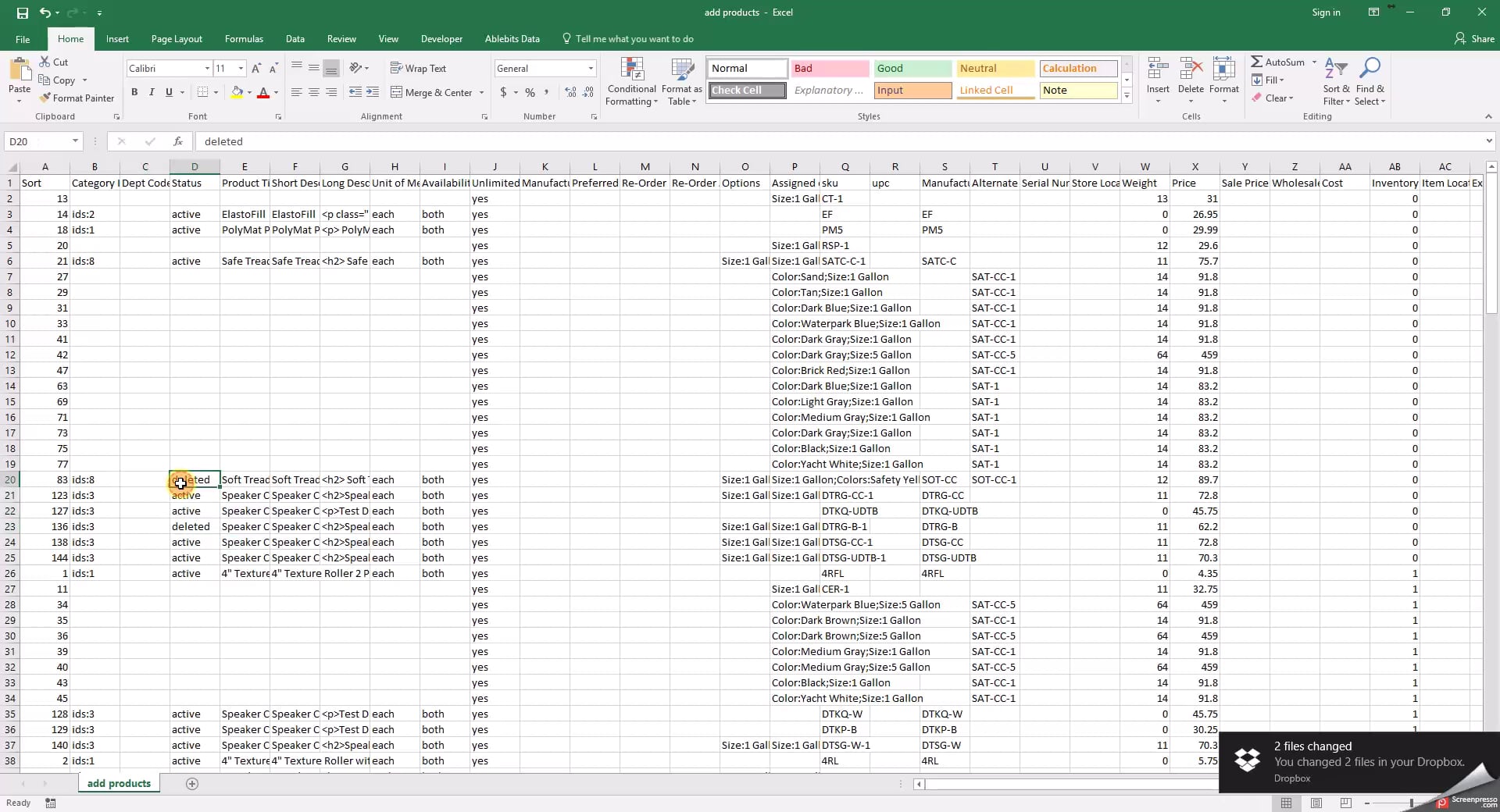 Sorting Spreadsheets with Options on Vimeo