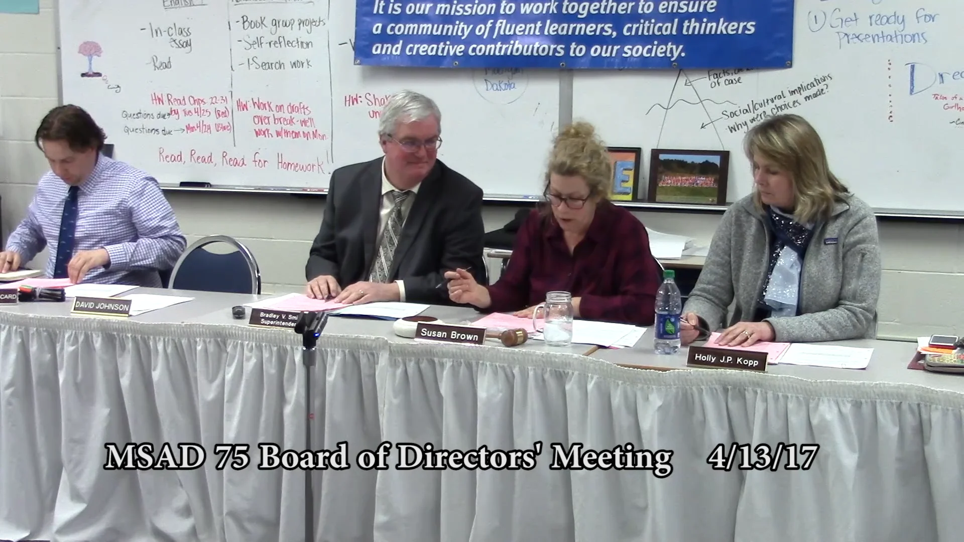 EDU msad 75 Board of Directors 13Apr 17 on Vimeo