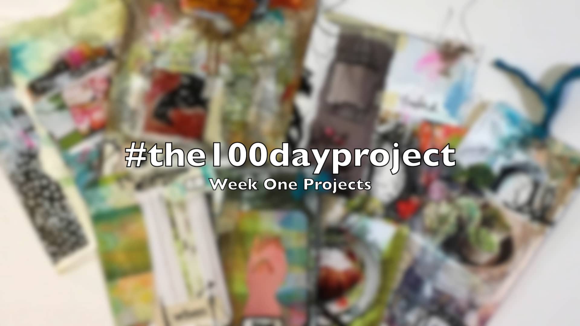 100 Day Project - Week 1 on Vimeo