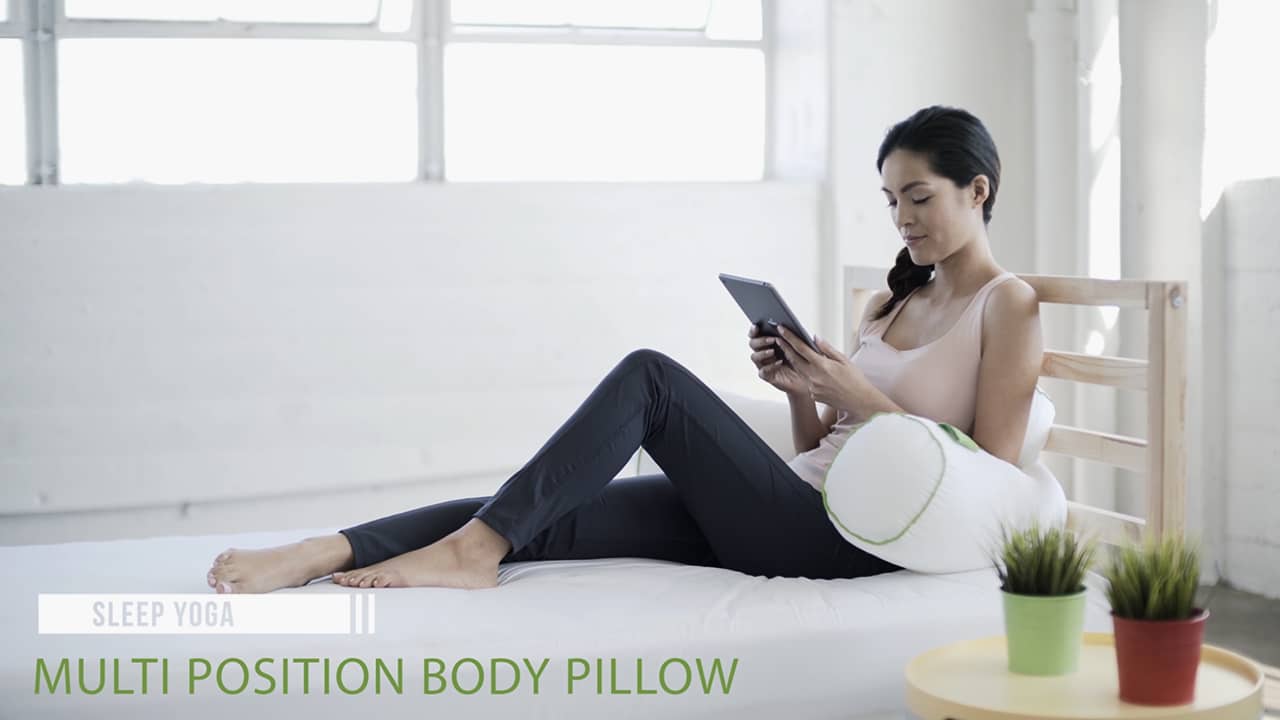 Multi-position Body Pillow | Sleep Yoga™ on Vimeo