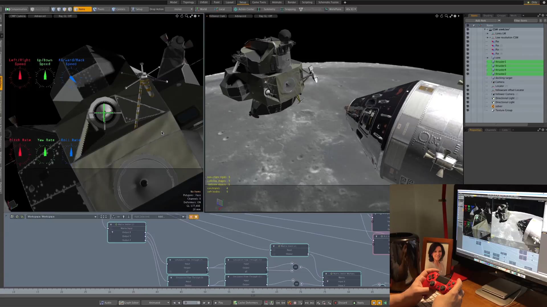 Apollo Command Module Simulator in Modo on Vimeo