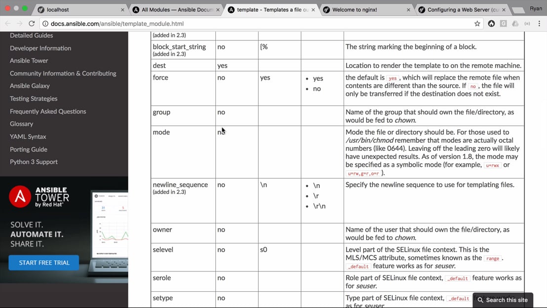 Nginx Configuration And Ansible Templates Ansible For Automation