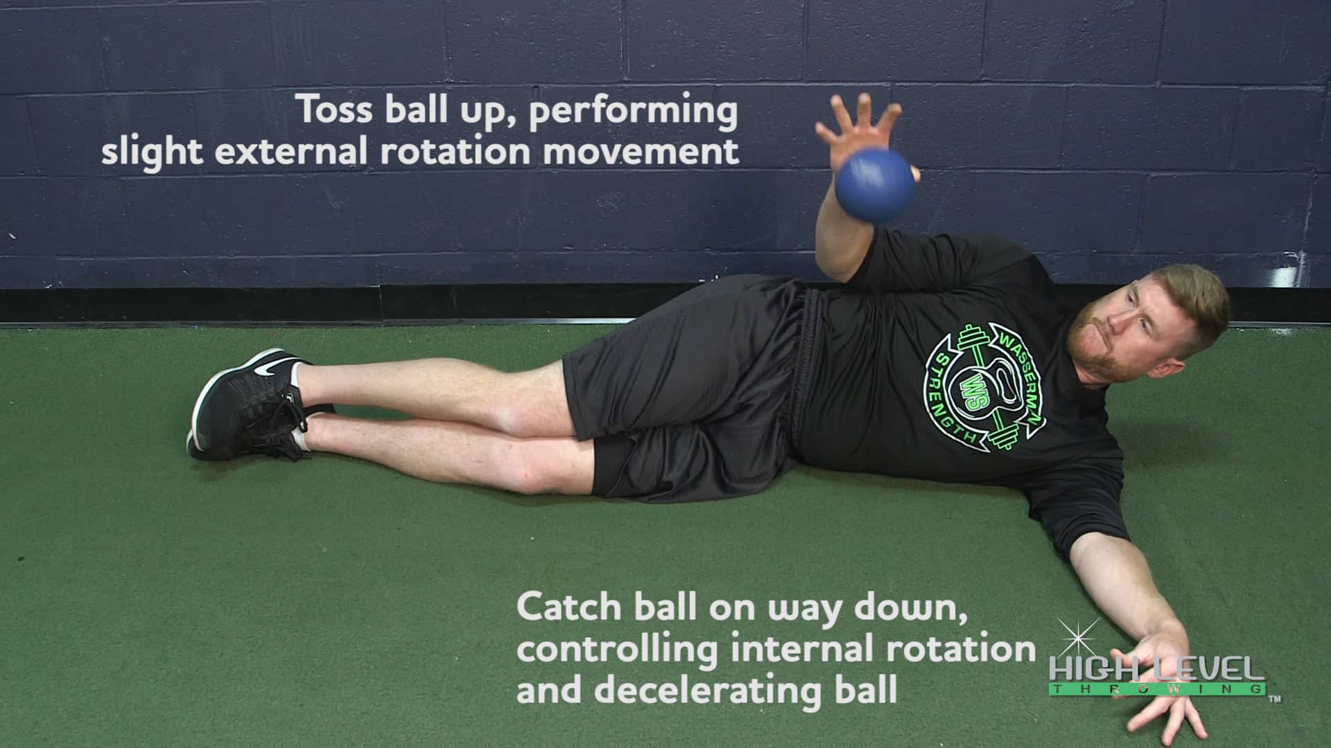 Baseball Throwing Training: Sidelying Upward Toss | High Level Throwing ...