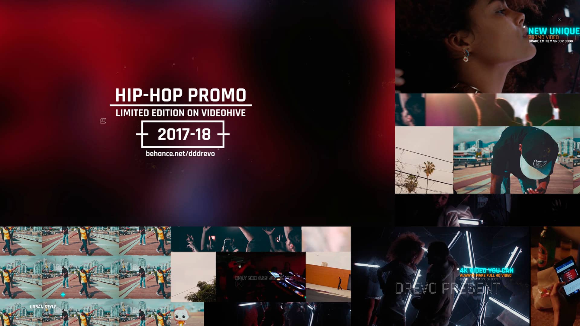 Hip-Hop Promo // Urban City 4K Project on Vimeo