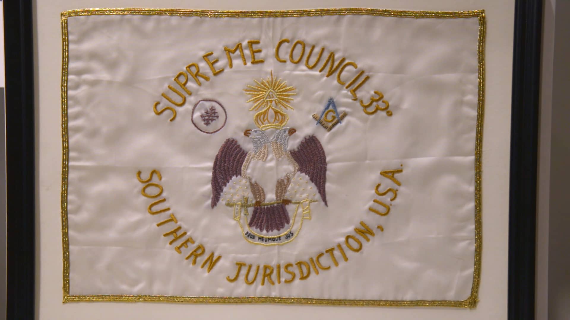 A Scottish Rite Flag that Went to the Moon on Vimeo