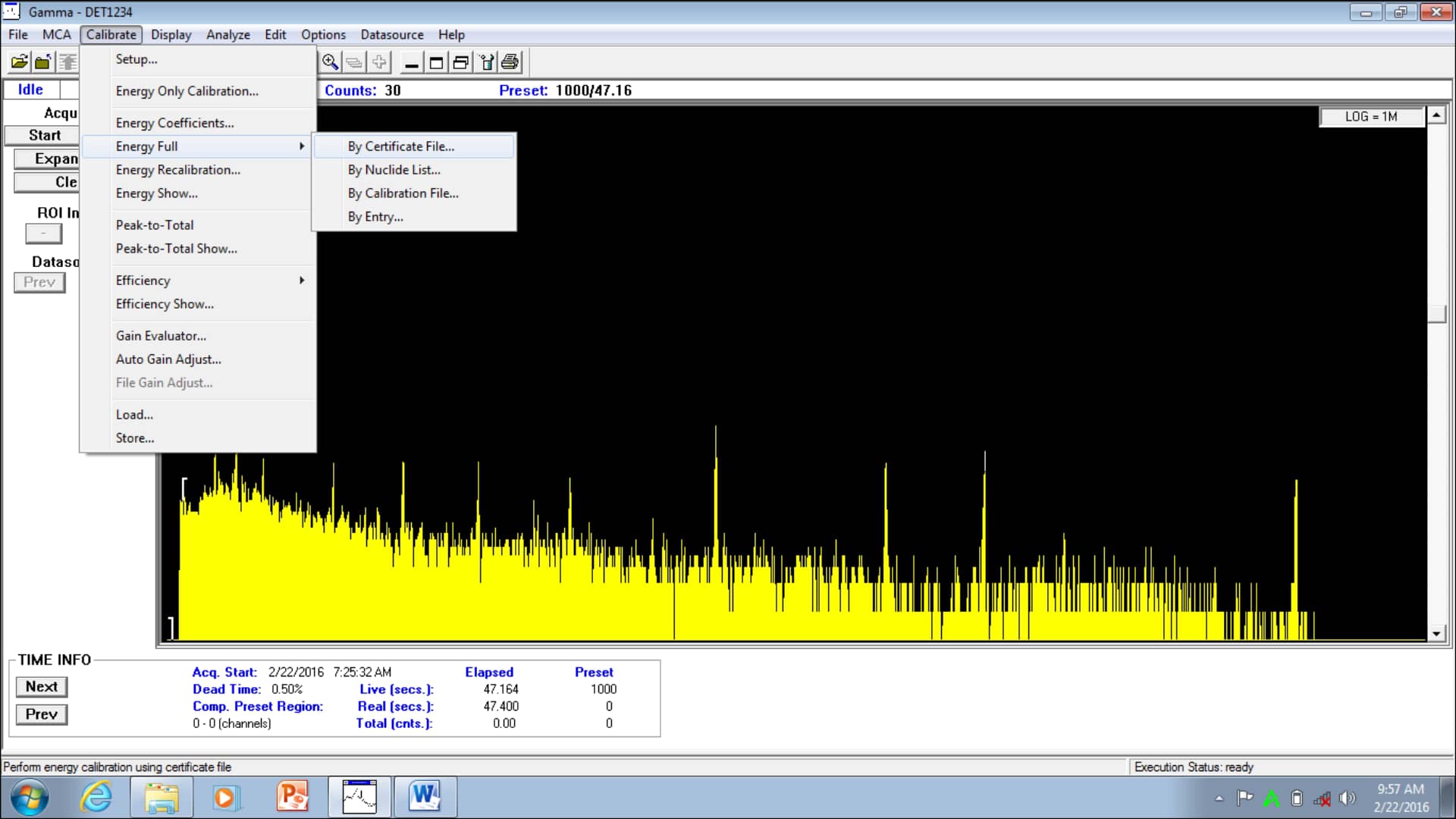 How to Perform an Energy and Shape Calibration in Genie-2000 on Vimeo