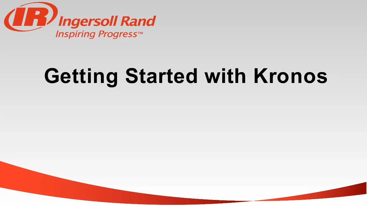 Getting Started with Kronos (PC-MP4)