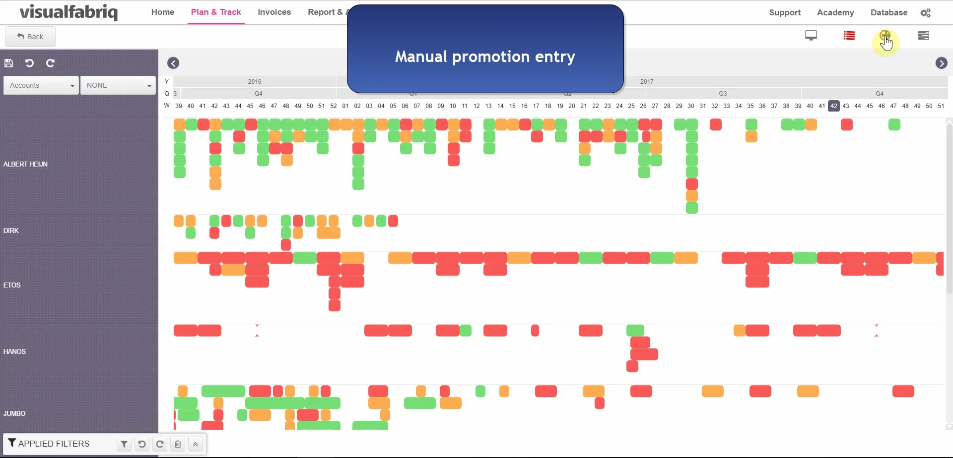 Manual promotion entry on Vimeo