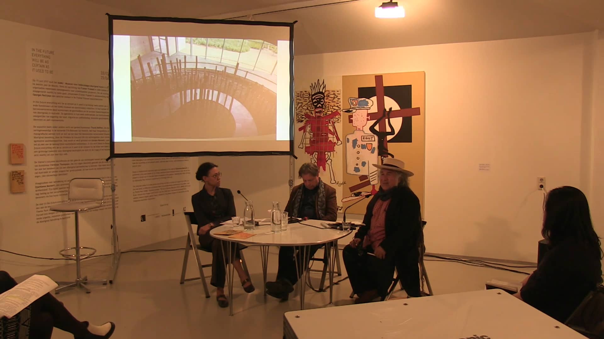 Djon Mundine - Symposium "In the future everything remains uncertain ...