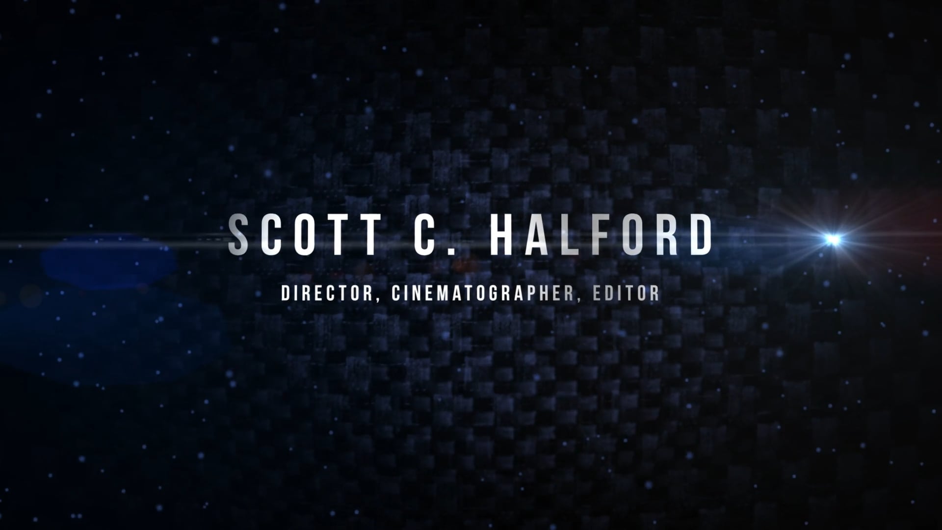 Animation Examples - Scott C. Halford - Director, Cinematographer ...