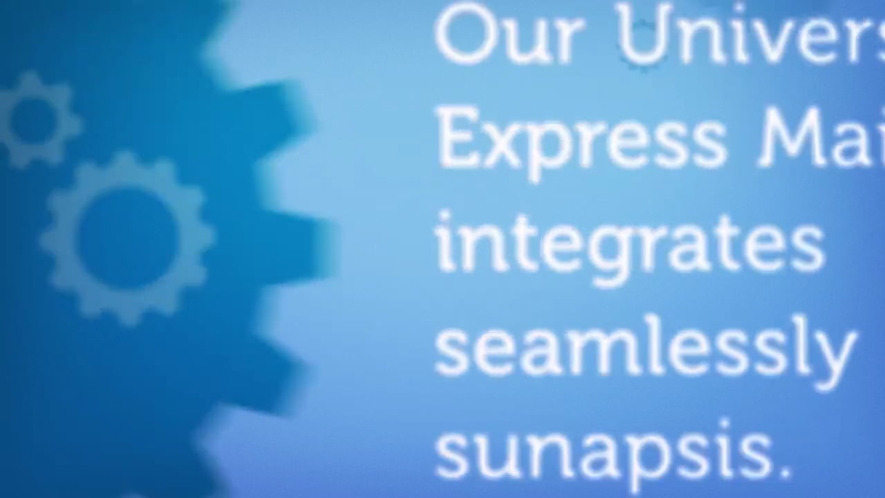 UEMS can be integrated into sunapsis on Vimeo