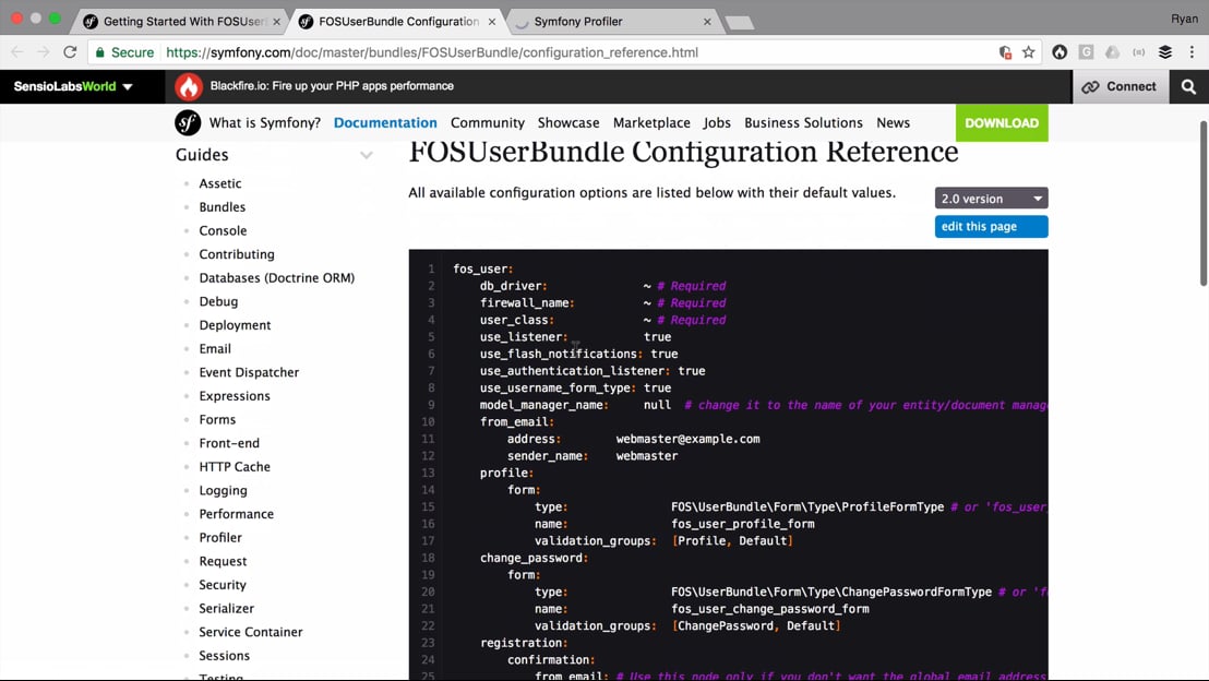 Customizing the Forms > FOSUserBundle FTW! | SymfonyCasts