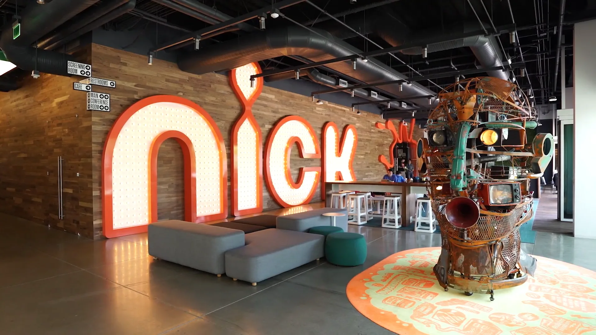 Nickelodeon Studios Building Branding on Vimeo