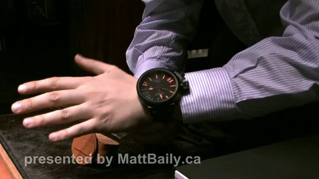 U-Boat Limited Edition U-1001/1 Titanium 55mm Watches on Vimeo