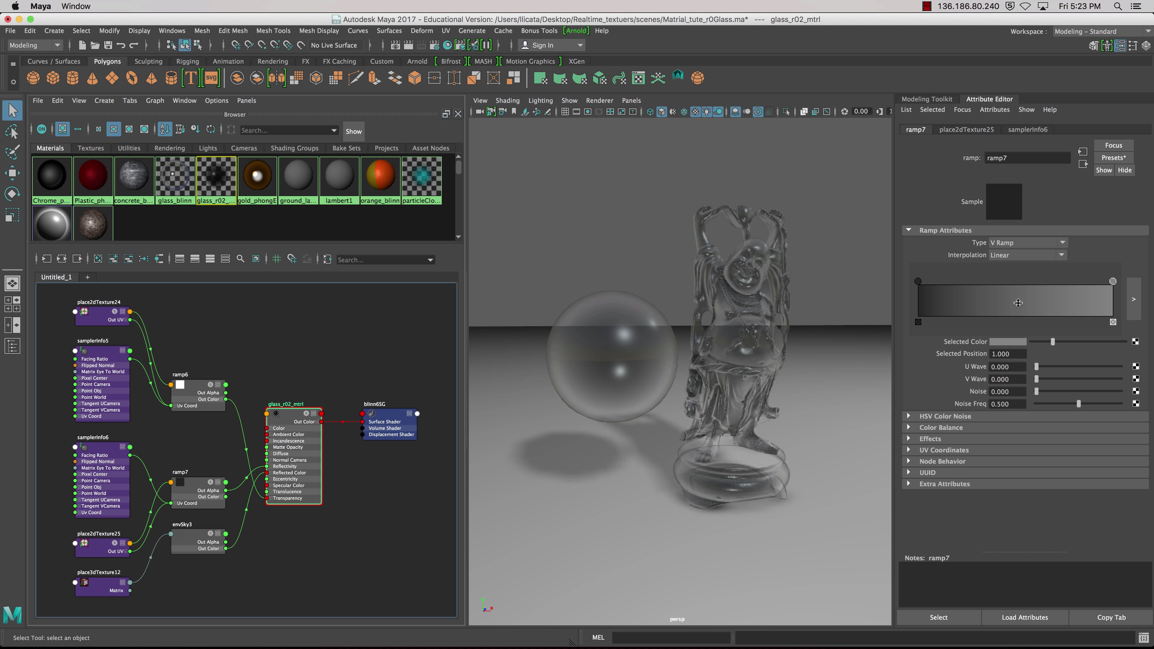 look dev Glass shader, Real-time hardware Viewpoint 2.0 inside of Maya on Vimeo