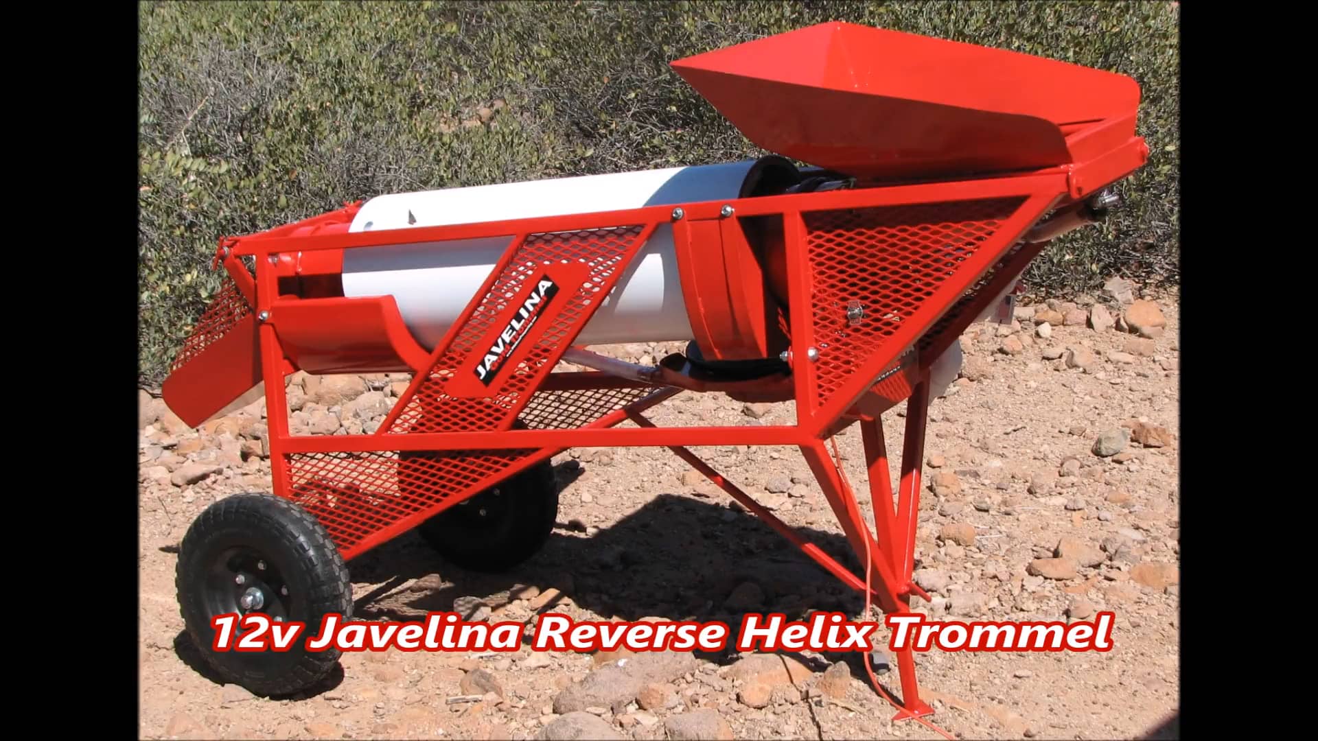 Javelina Gold Trommel-Reverse Helix Trommel on Vimeo