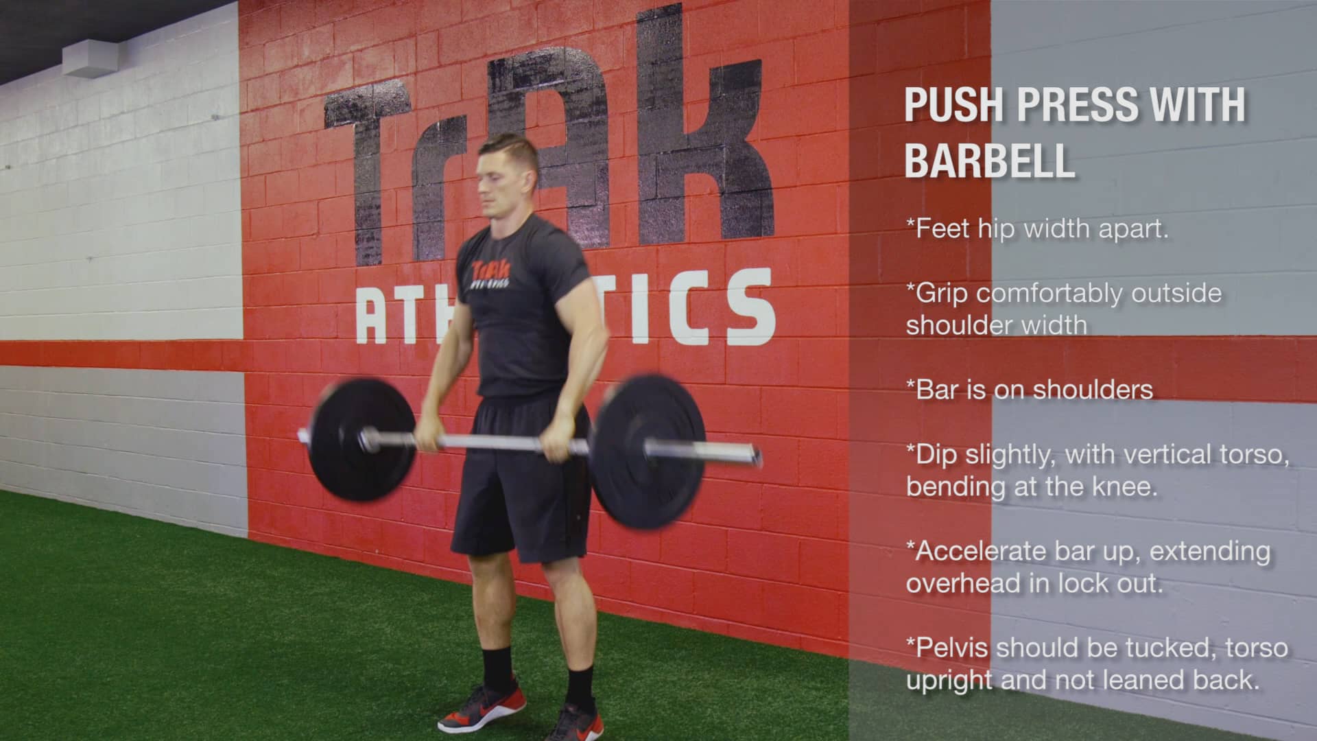 PUSH PRESS WITH BARBELL on Vimeo