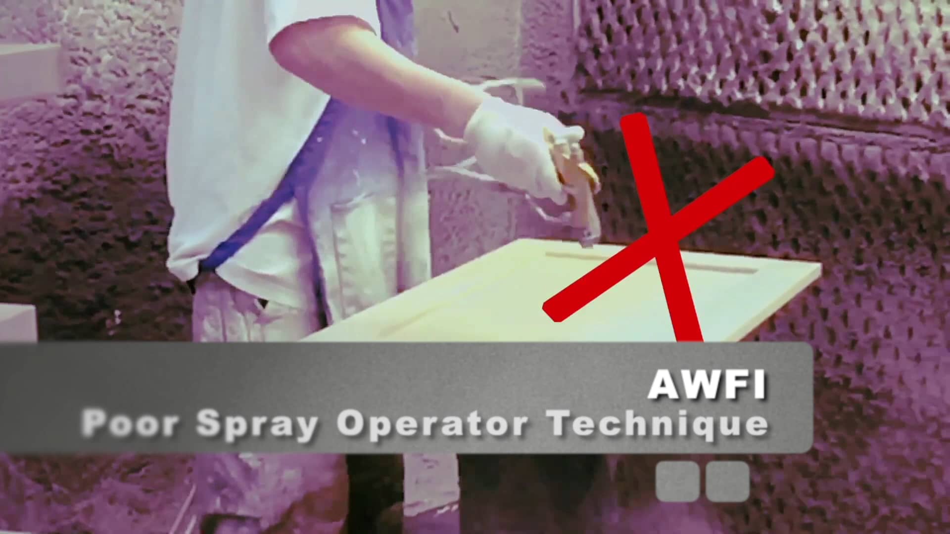 Poor Spray Operator Technique on Vimeo