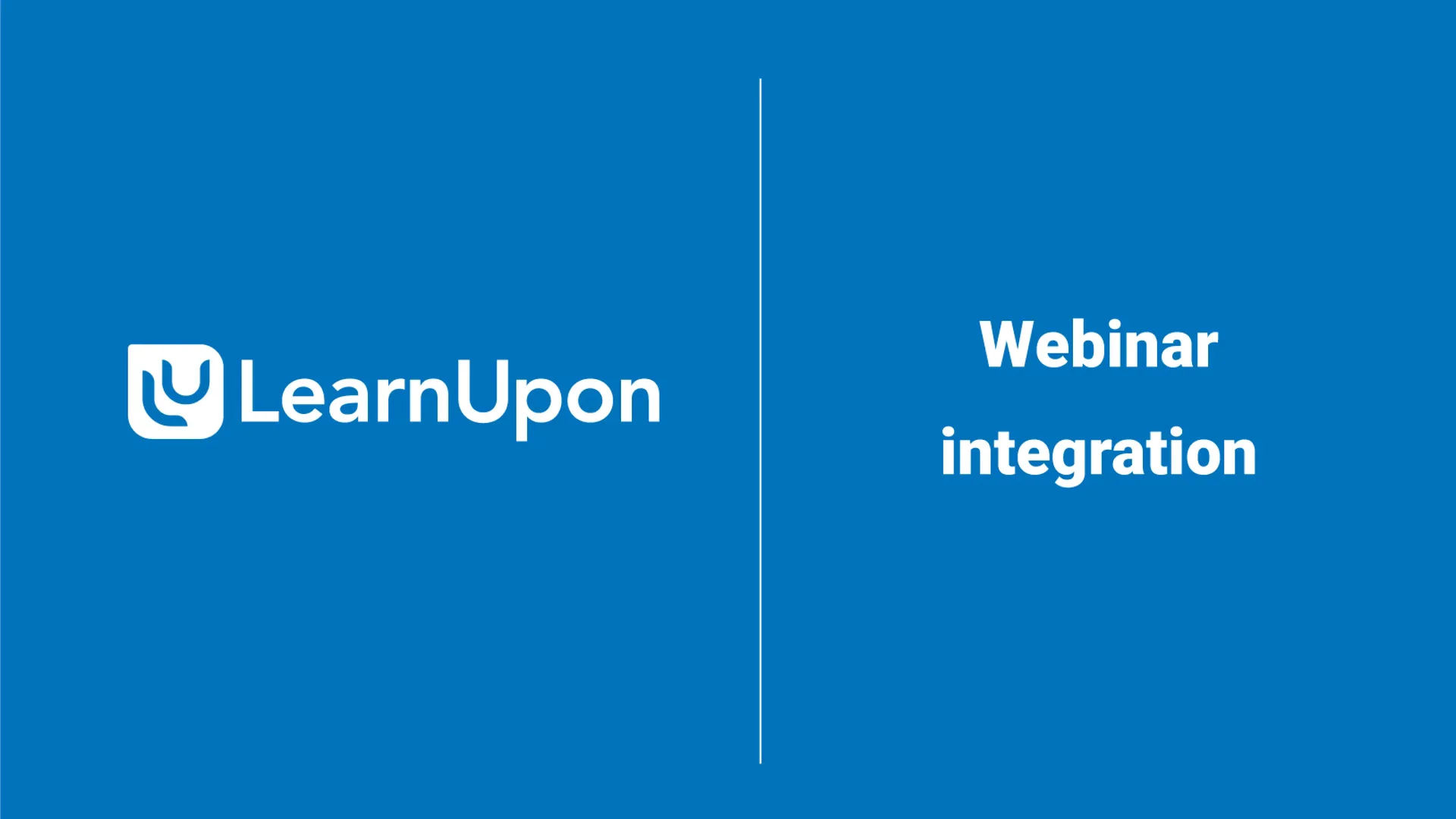 Knowledge Base Portfolio - LearnUpon Webinar Integration on Vimeo