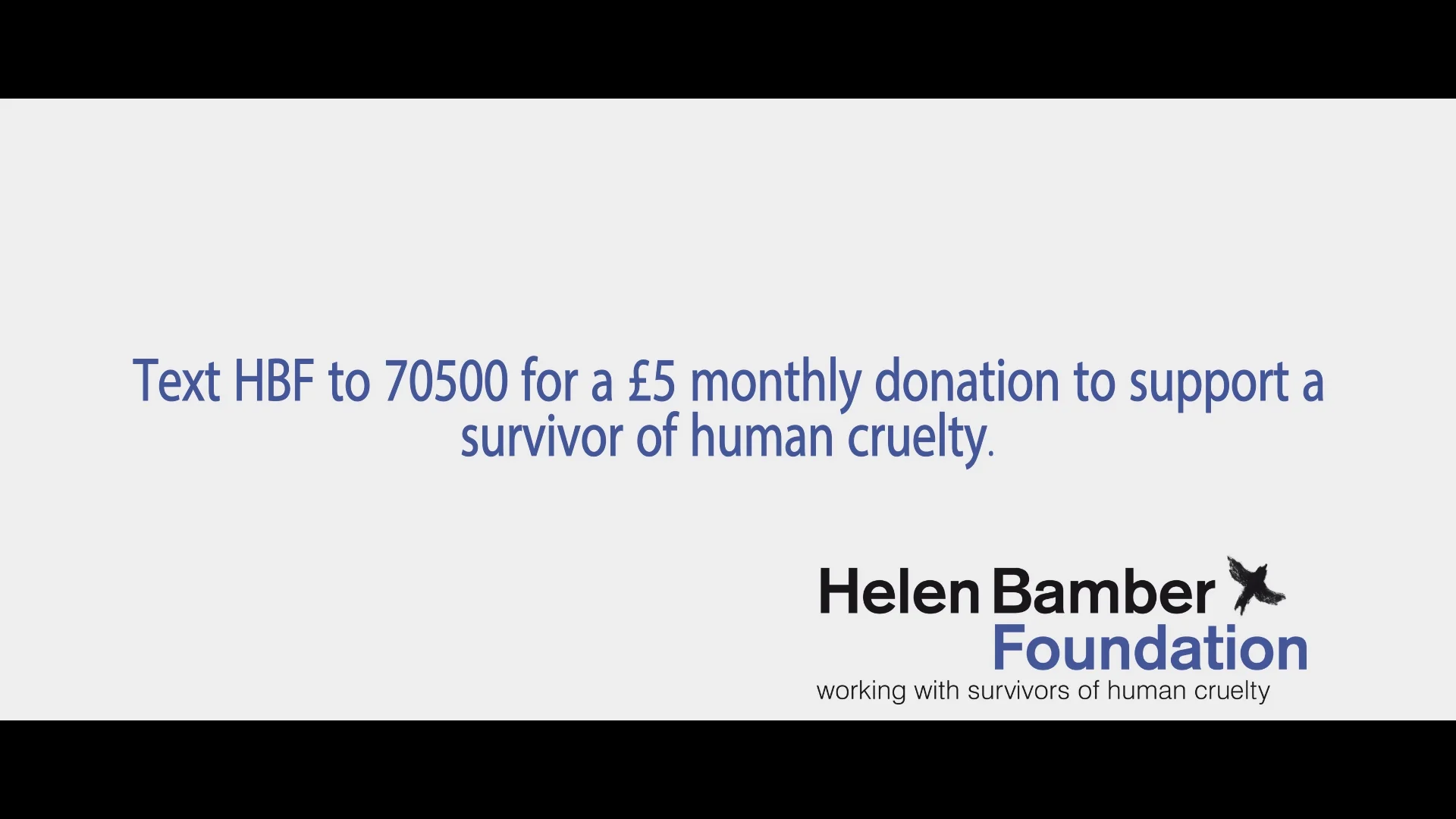 90 Sec Helen Bamber Foundation Campaign Ad on Vimeo