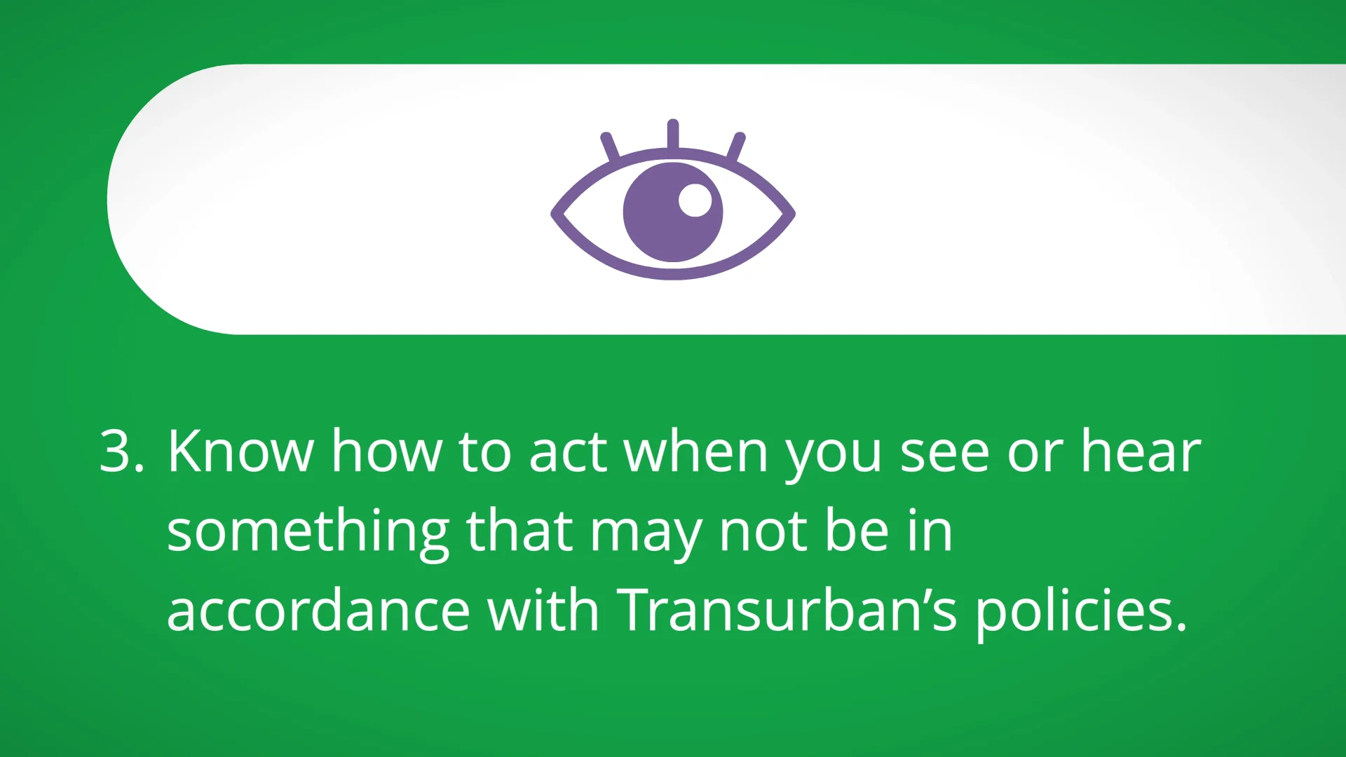 Transurban learning module on Vimeo