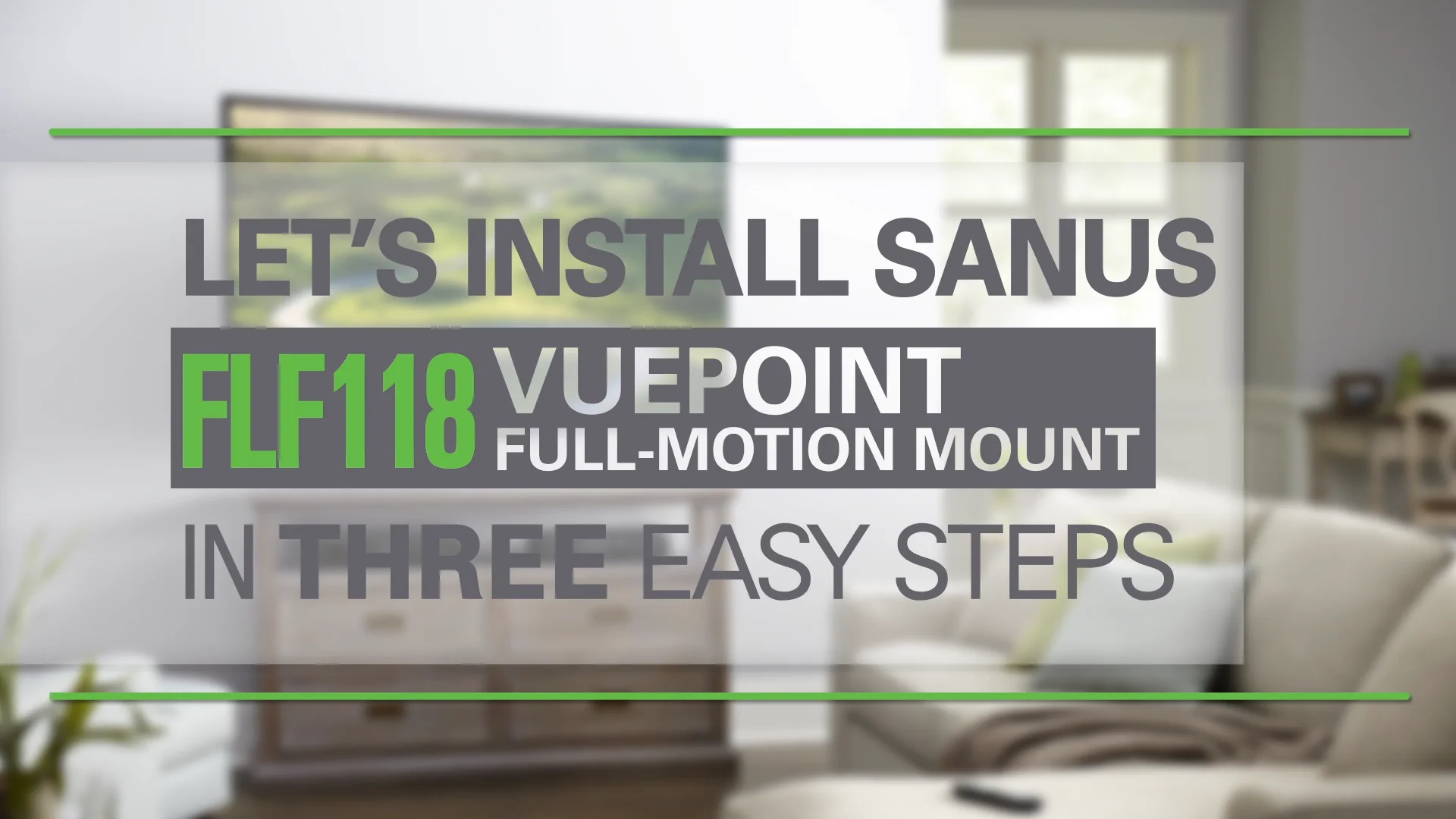 VuePoint FLF118 Install Video - version 2, 5/10/17