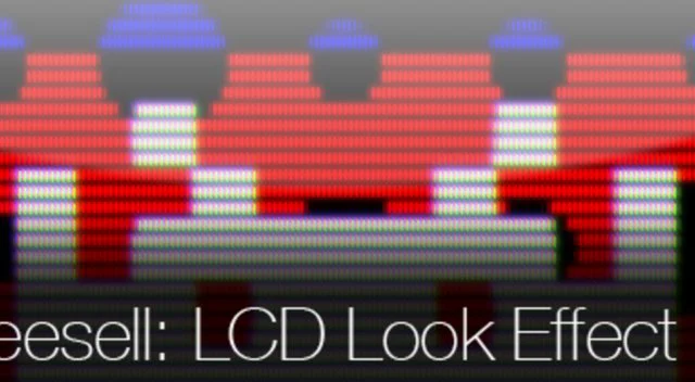 LCD Look Effect (After Effects experiment) on Vimeo